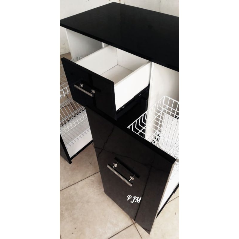 Jual Kitchen Set Bawah Lemari Dapur Rak piring Rak gelas | Shopee Indonesia