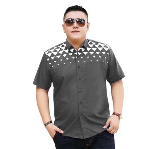 Jual Kemeja pria GARAF HEM JUN PENDEK JUMBO KEMEJA PRIA LENGAN PENDEK BIG SIZE POLOS - abu, XXXL ...