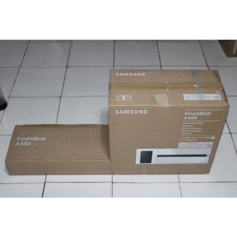 Jual Samsung Soundbar HW-A450 with Subwoofer include (2.1ch) | Shopee ...