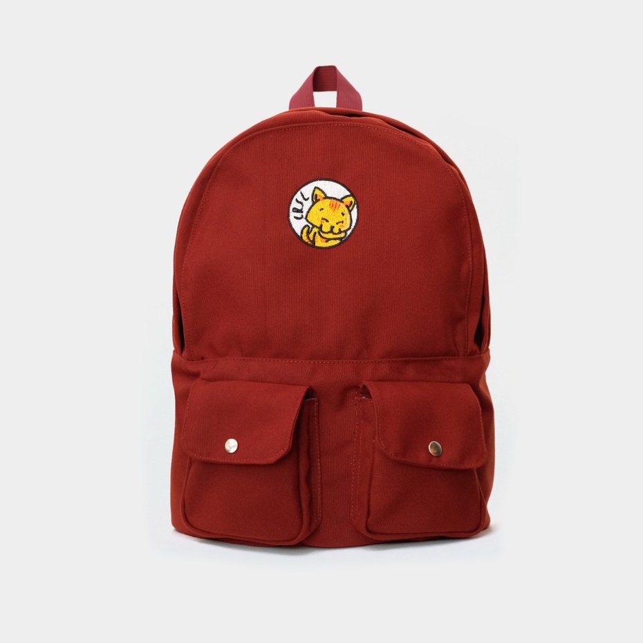 Jual CRSL Chilo Saccu | Maroon Backpack | Shopee Indonesia
