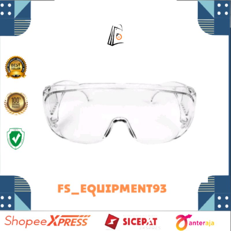 Jual Kaca Mata Krisbow clear/Kaca Mata Pelindung/Spectacle clear/kaca ...