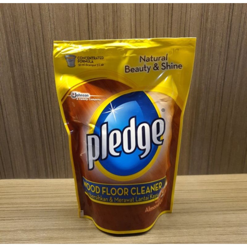 Jual Pledge Wood Floor Cleaner With Almond Oil Natural Beauty & Shine ...