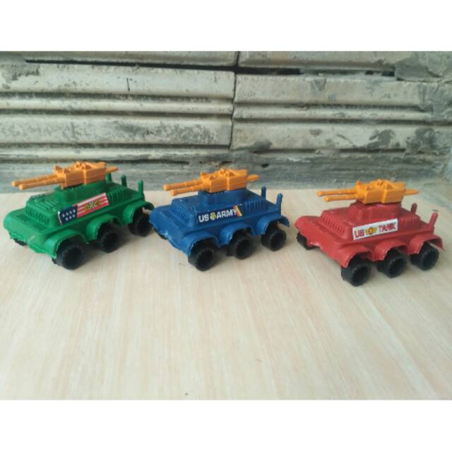 Jual Mainan anak Mobil Tank Army USA Jadul Era 90an | Shopee Indonesia