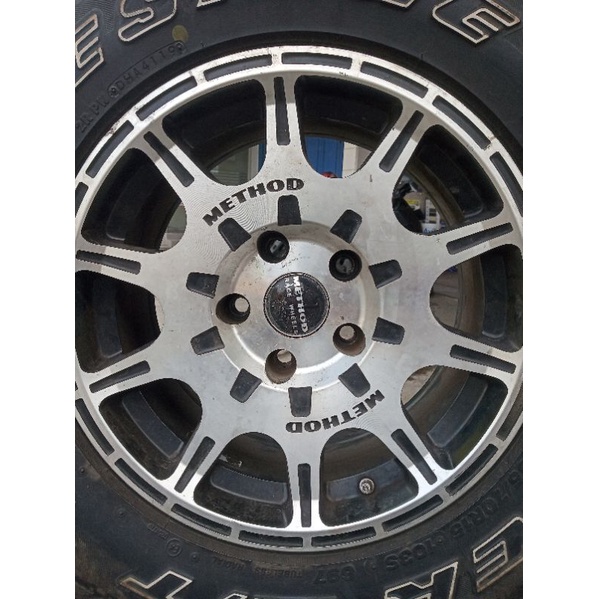 Jual velg method ring 15 plus ban 185 65 R15 bisa buat new carry ...