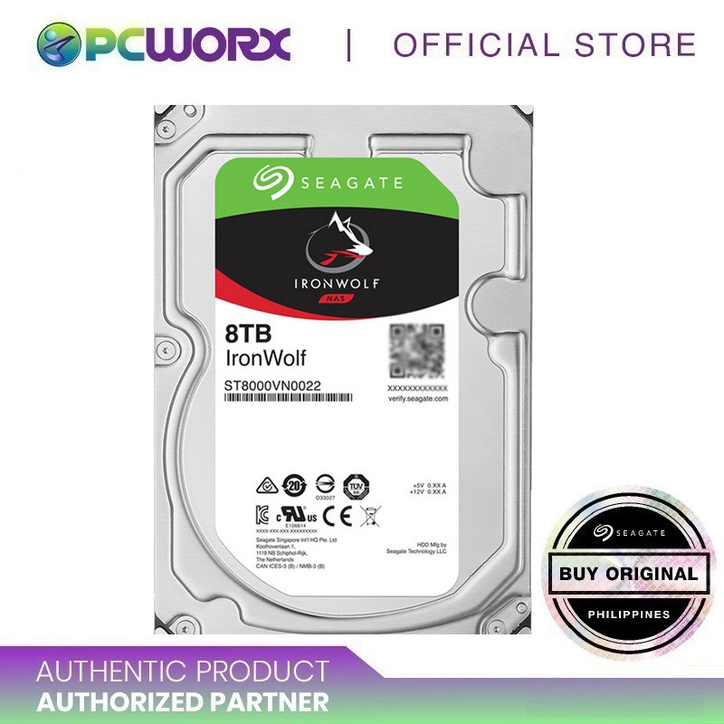 Jual Seagate ST8000VN004 8TB Ironwolf Hard Disk Drive | Shopee Indonesia