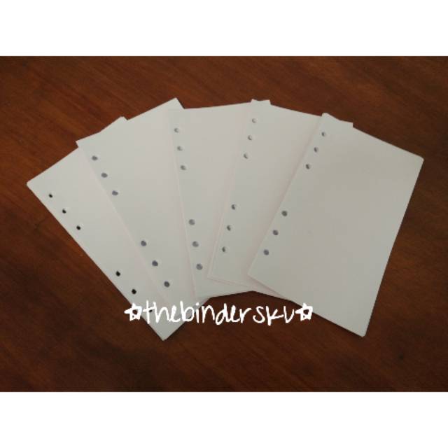 Jual REFILL ISI KERTAS BINDER 6 Ring A6 PUTIH POLOS | Shopee Indonesia