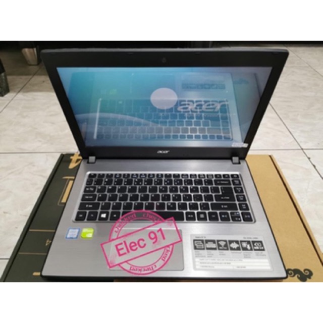 Jual Acer Aspire E5-476G 476 - INTEL CORE i5-8250U-VGA NVIDIA GT MX130 - RAM 4GB - HDD 1TB ...