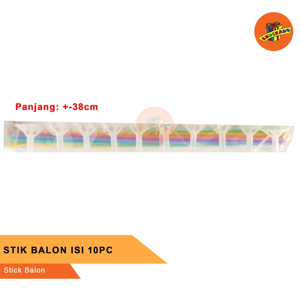 Jual STIK BALON ISI 10PC - Stick Balon | Shopee Indonesia