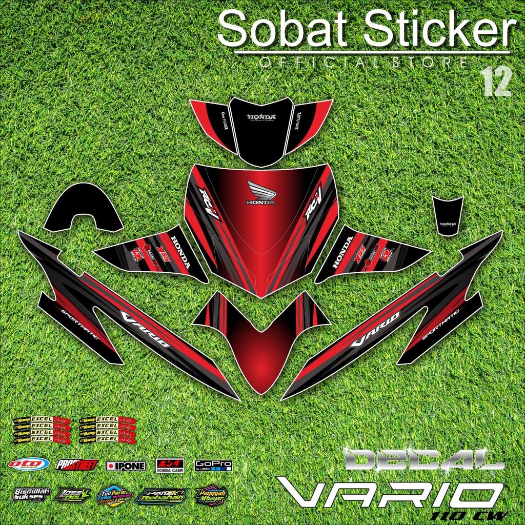 Jual DECAL FULL BODY VARIO KARBU 110 CW - DECAL STICKER FULL BLOCK ...