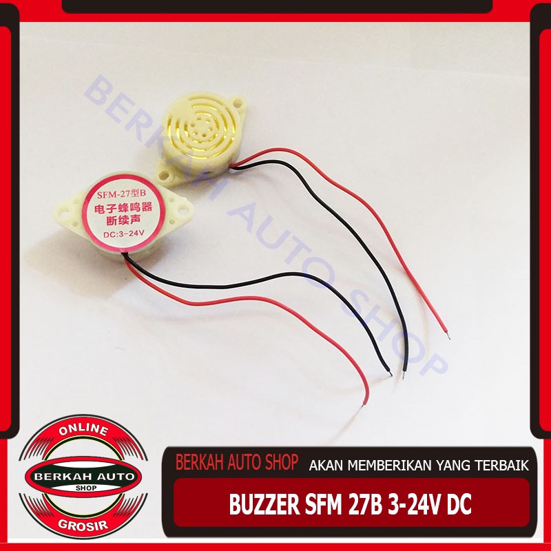 Jual Buzzer sfm 27B 3-24vdc bunyi putus-putus | Shopee Indonesia