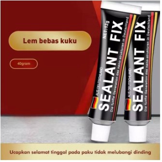 Jual Lem Anti-Bor Cepat Kering SEALANTFIX 40g lem gak perlu bor serbaguna super kuat SEALANT FIX ...