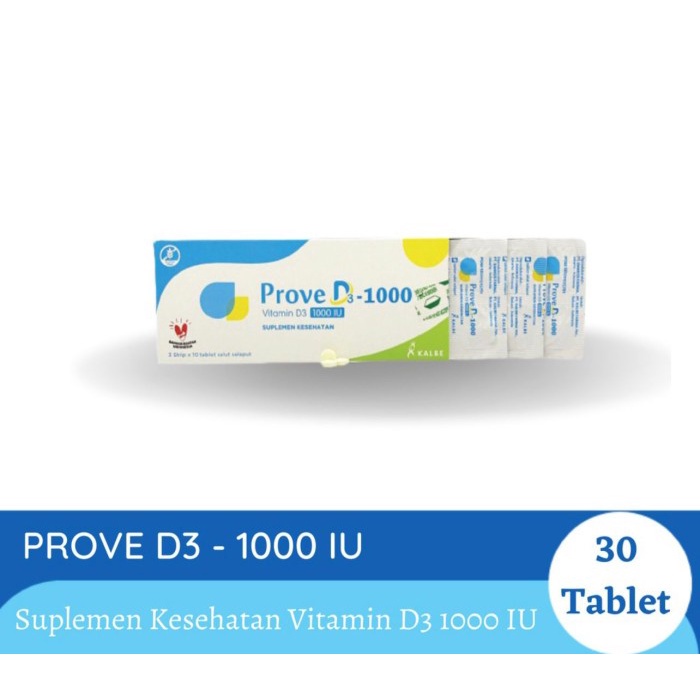 Jual Prove D3 - 1000 IU isi 30 tablet - Vitamin D3 | Shopee Indonesia