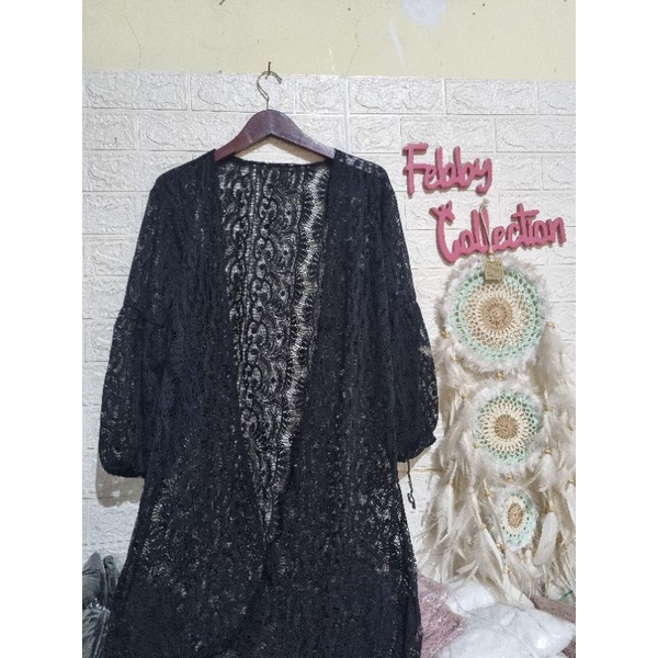 Jual KARDIGAN BRUKAT PREMIUM//LACE OUTER BURKAT | Shopee Indonesia