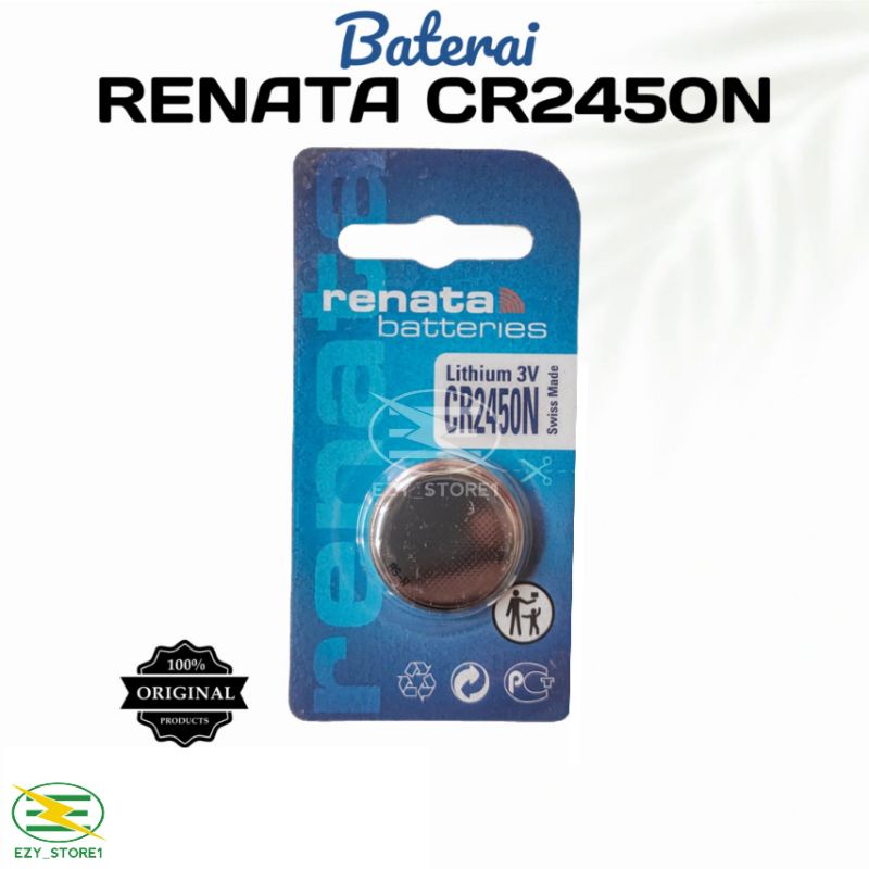 Jual Baterai Renata CR2450N CR2450 Original Lithium Battery 3V Batrai CR 2450 | Shopee Indonesia