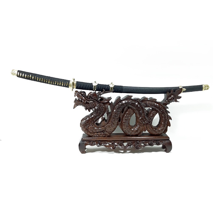 Jual Jagrak Stand Pedang Ukiran Naga Kayu Jati | Shopee Indonesia