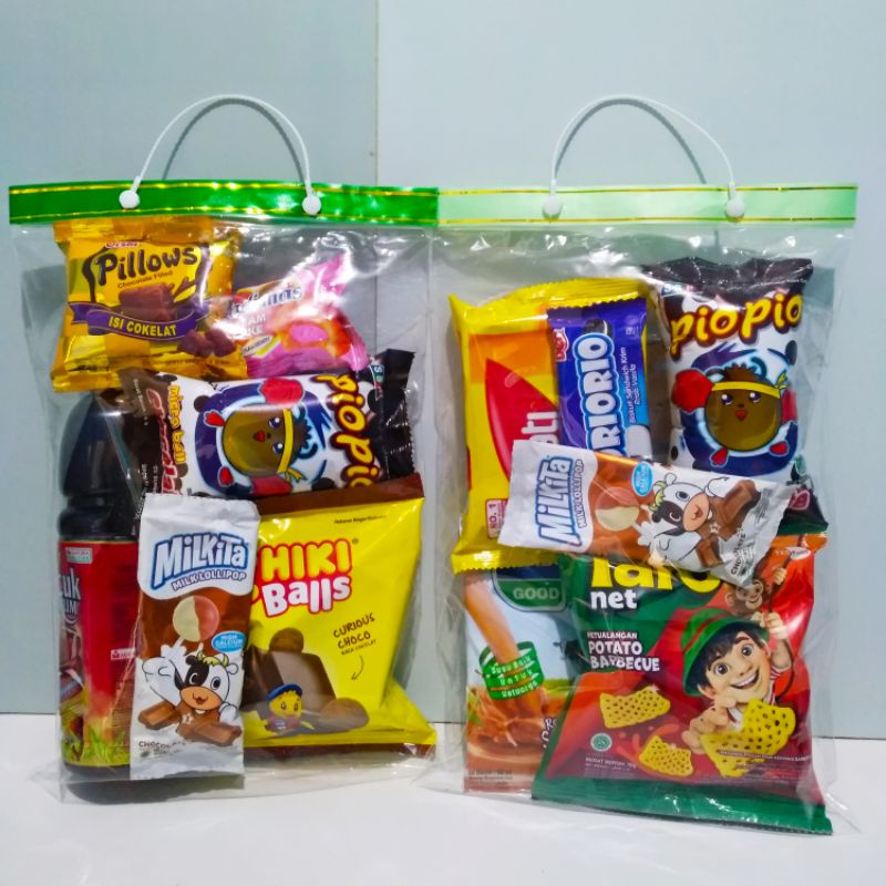 Jual (Isi 10pcs) Plastik Snack Ulang Tahun 20x30 /Goodie Bag Snack ...