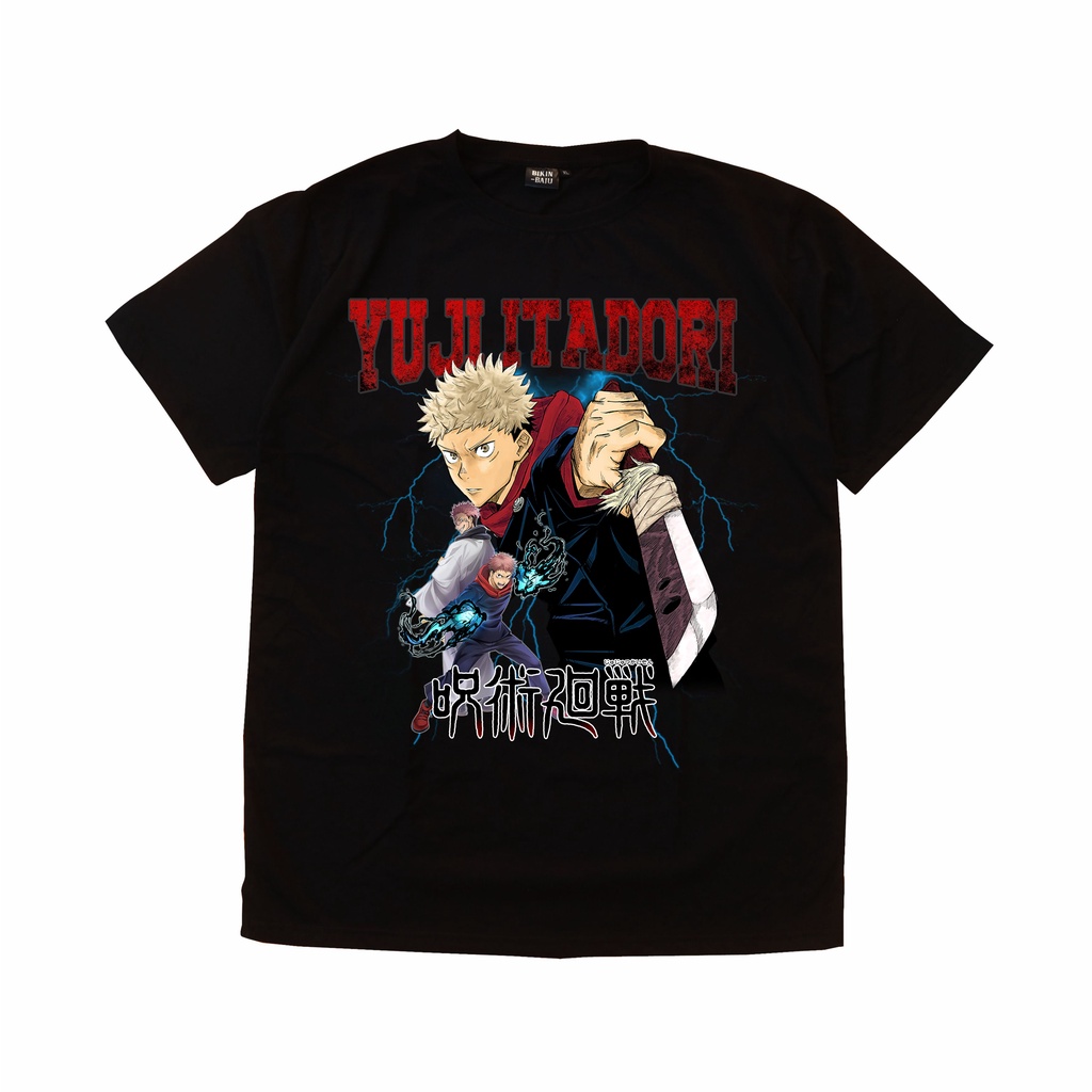 Jual YUJI ITADORI JUJUTSU KAISEN | T-shirt Anime Premium | Shopee Indonesia