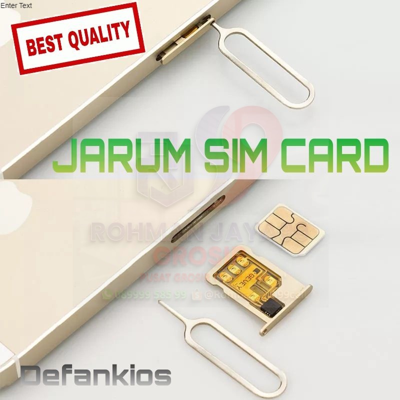Jual TUSUKAN KARTU SIM/JARUM SIM CARD/SIM EJECTOR NOSSY(MINIMAL 10PCS ...