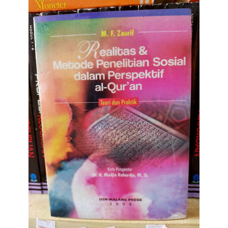 Jual Ralitas Dan Metode Penelitian Sosial Dalam Perspektif Al Qur'an - M.F.Zenrif | Shopee Indonesia