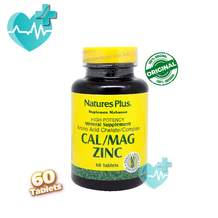 Jual Natures Plus Cal Mag Zinc (60tablets) | Shopee Indonesia