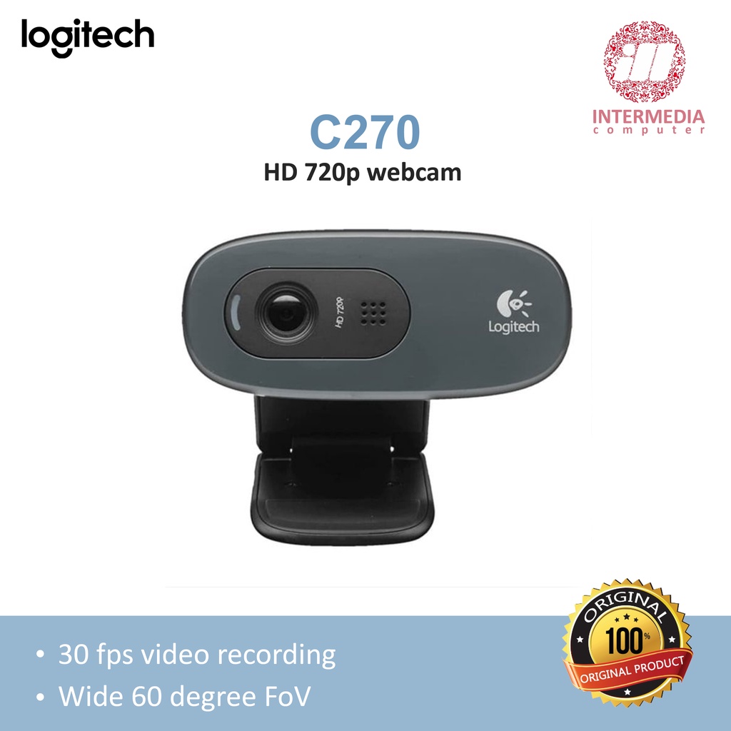Jual Webcam LOGITECH C270 | Shopee Indonesia