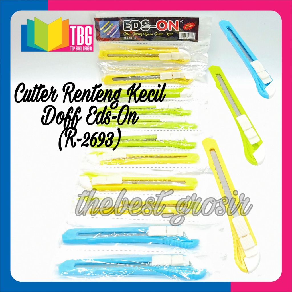 Jual 1 PCS CUTTER RENTENG KECIL DOFF EDS-ON/ PEMOTONG KERTAS/ GUNTING ...