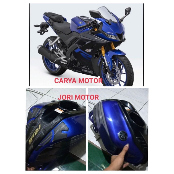 Jual cover KONDOM TANGKI TENGKI BENSIN YAMAHA NEW R15 vva V3 asli ...