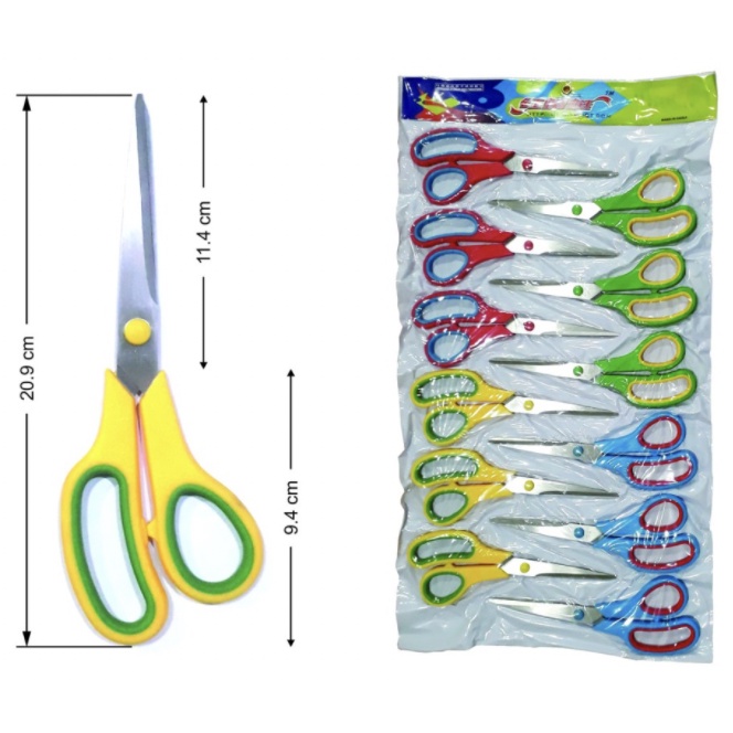 Jual GUNTING V-TEC SCISSORS ISI 12 PCS TYPE SC-60 | Shopee Indonesia
