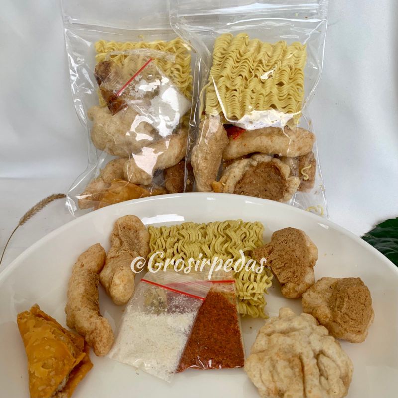 Jual Cuanki Pedas Murah Instan dengan Mie dan Bumbu Cuanki Lidah Mantap ...