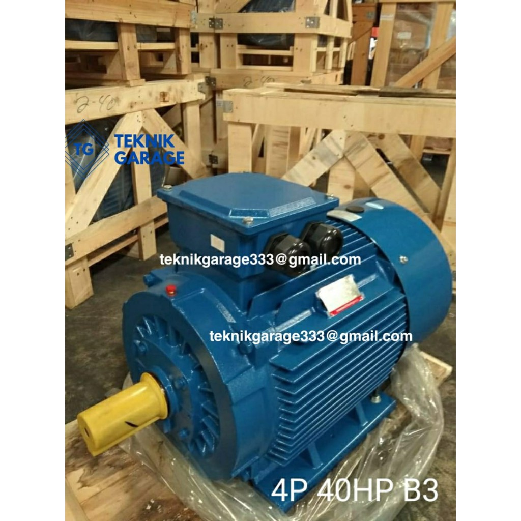 Jual Elektro motor - Dinamo Merk Melco 4Pole 40Hp/30Kw B3 - 3 Phase | Shopee Indonesia