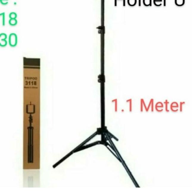 Jual Tripod 2M RGB Ringlight 26cm Iring Selfie Holder Ring Light M26 ...