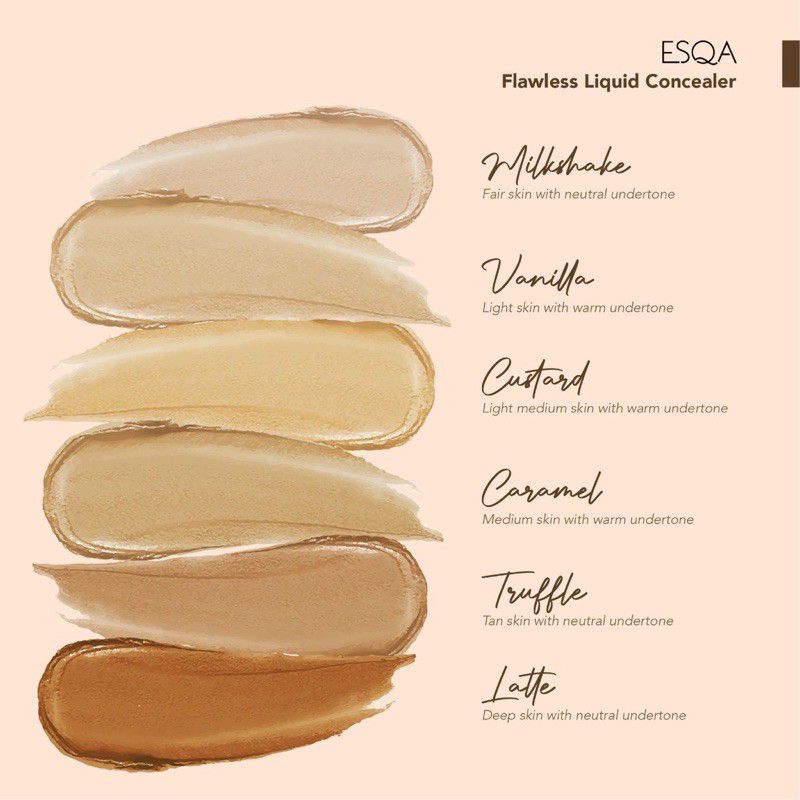 Jual ESQA Flawless Liquid Concealer Original(Non Box) | Shopee Indonesia