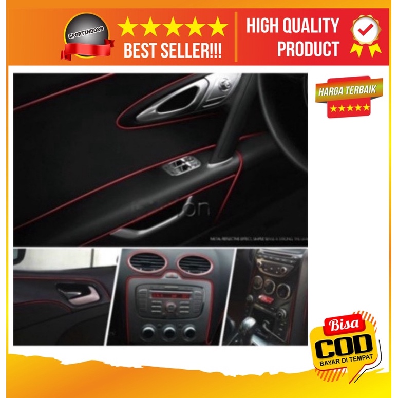 Jual List Dekorasi Stiker Dekorasi Lis Interior Mobil Moulding Strip ...