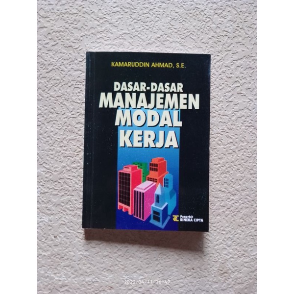 Jual Buku Original Dasar - Dasar MANAJEMEN MODAL KERJA Karangan ...
