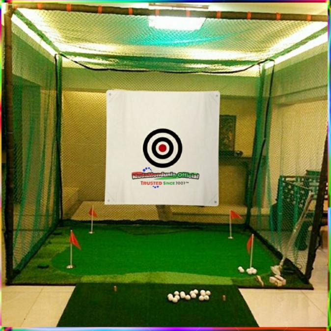 Jual Jaring golf net driving 3x3x3m latihan golf net cage UV stabil ...