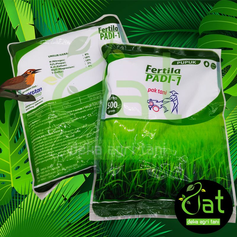 Jual PUPUK FERTILA PADI 1 - KEMASAN PABRIK 500GRAM | Shopee Indonesia