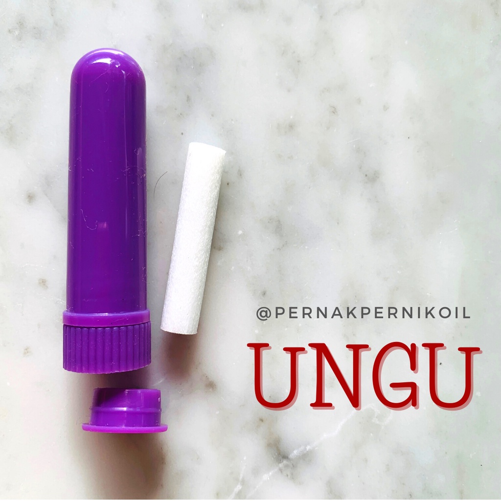 Jual DIY nasal inhaler essential oil inhale tube kosong empty wadah ...