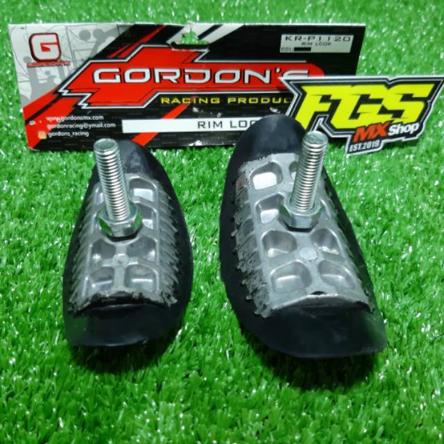 Jual Stoper Ban Alumunium Merk Gordon ukuran 160 - 180 Rim Lock Gordon ...