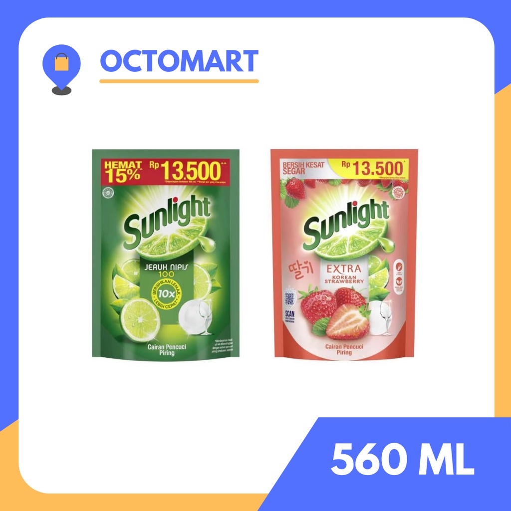 Jual SUNLIGHT Cairan Pencuci Piring 565ML Cuci Piring 565 ML Jeruk Nipis | Shopee Indonesia