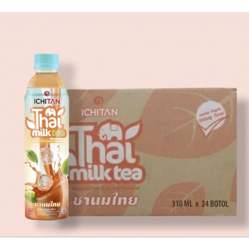 Jual Ichitan Thai Milk Tea 1 kardus isi 24 botol @310ml | Shopee Indonesia