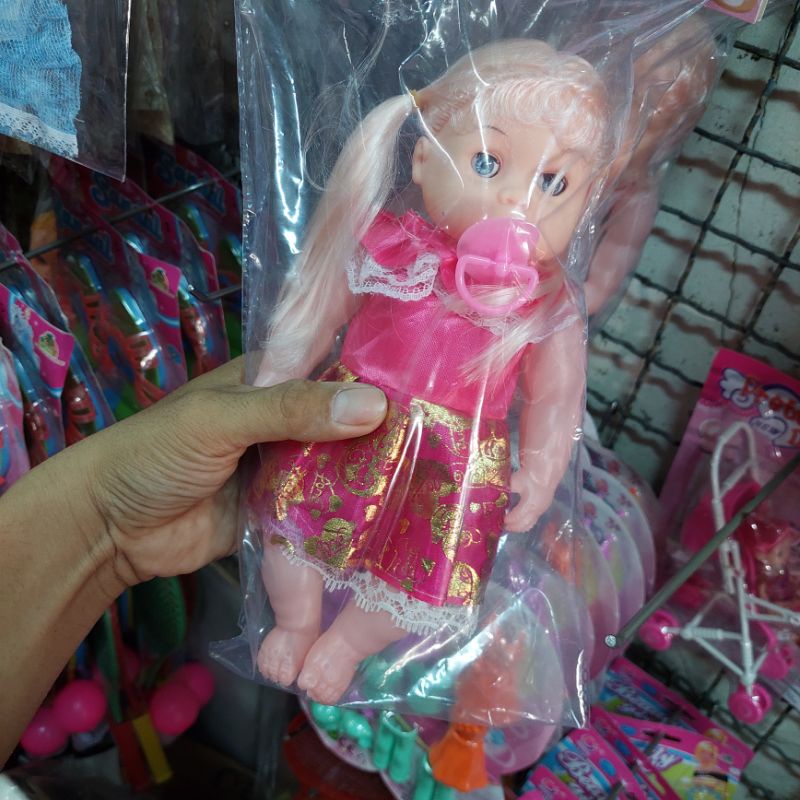 Jual mainsn boneka bayi merem melek kemasan kantong | Shopee Indonesia