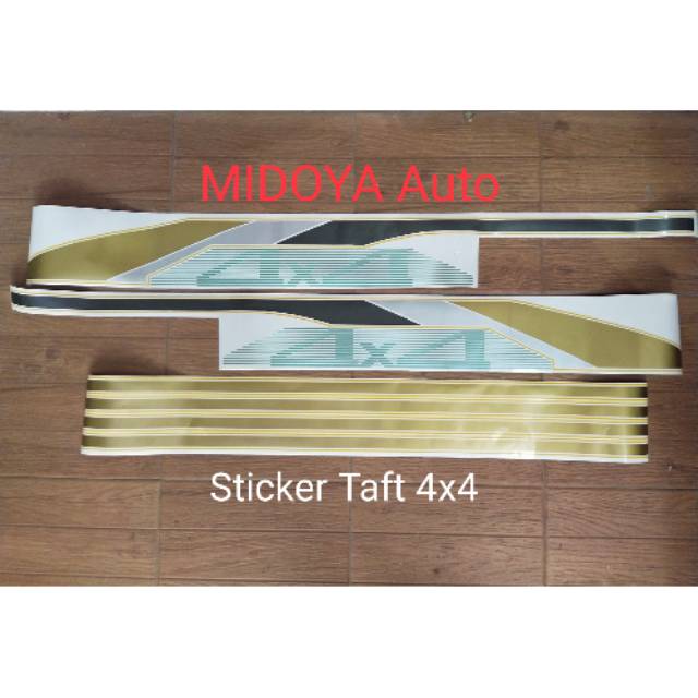 Jual Sticker Stiker Body Taft 4x4 1set | Shopee Indonesia