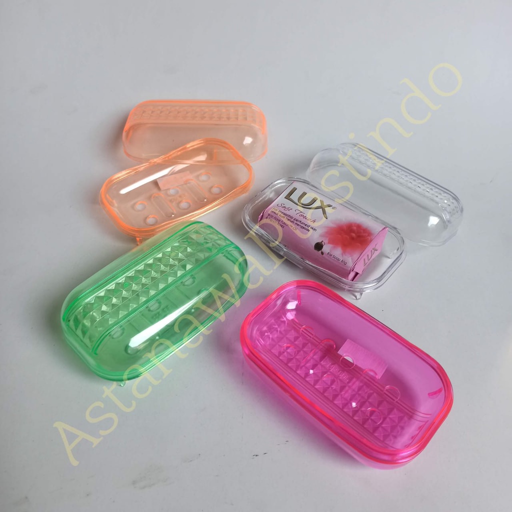 Jual RedBox kotak sabun soopi soap case batangan wadah crystal ...
