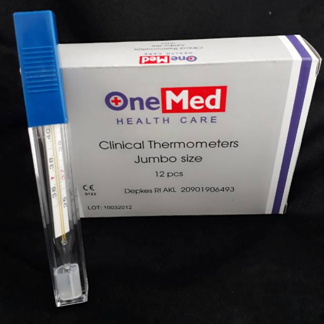 Jual Termometer air raksa merk OneMed | Shopee Indonesia