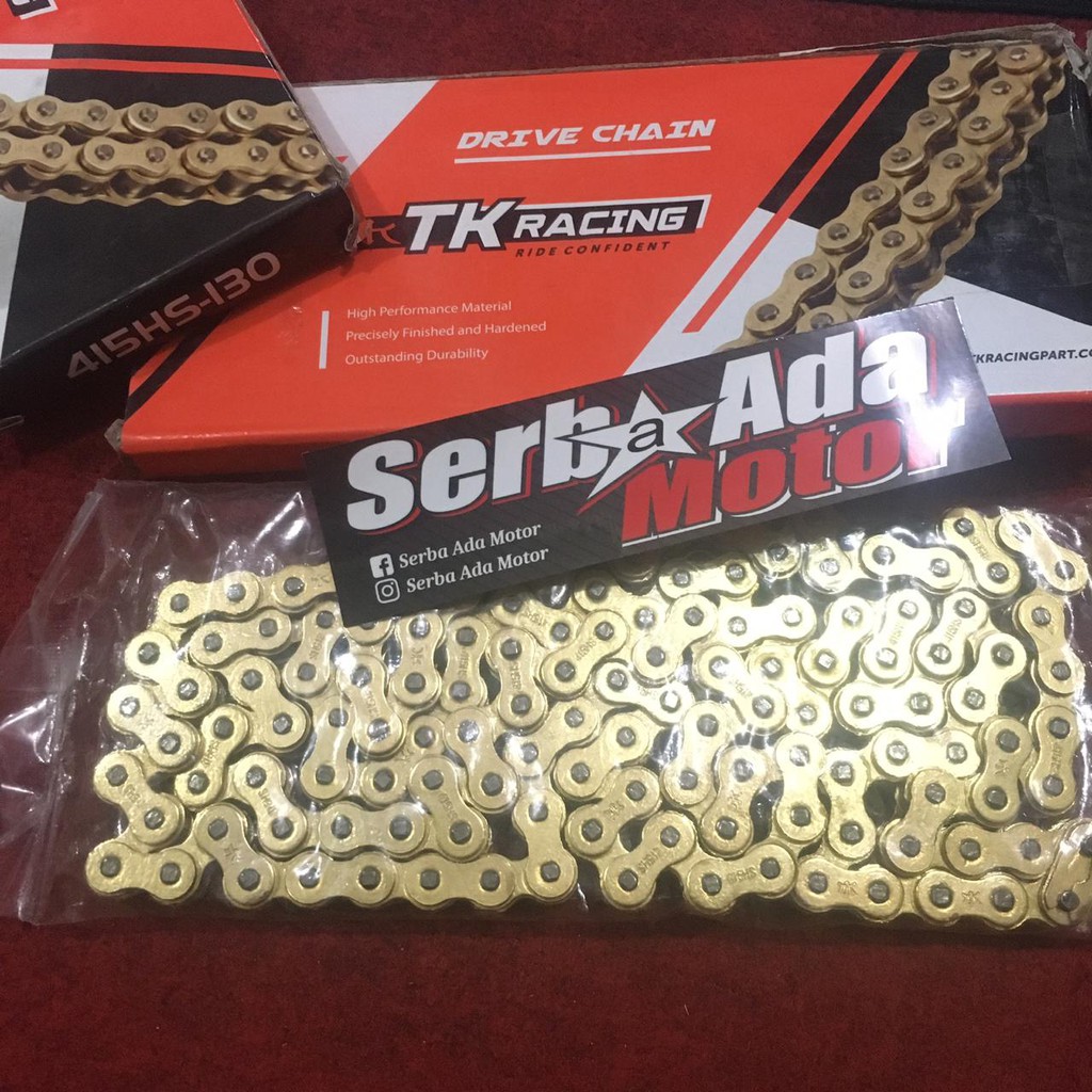 Jual rantai gold TK Racing 415 130 rante 415HS 130L | Shopee Indonesia