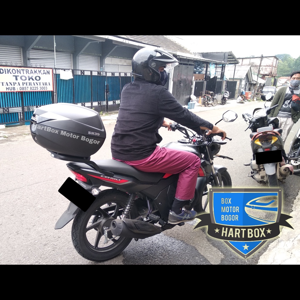Jual Paket Box Motor Touring Shad SH39 SH 39 Non Carbon Plus Bracket ...