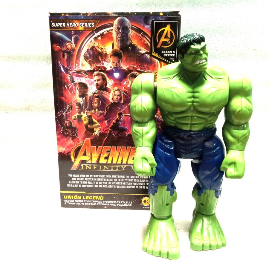 Jual MAINAN Robot AVENGERS HULK BATERAI Infintty War 810 TS | Shopee ...