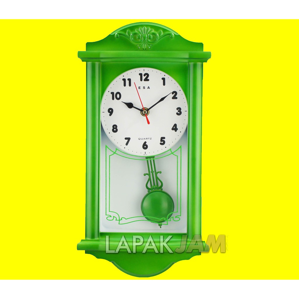 Jual Jam Dinding Esa 465 Dengan Bandul Goyang Quartz Dimensi 46 cm ...