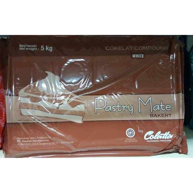 Jual COLATTA Pastry Mate White Chocolate Compound 5KG | Shopee Indonesia