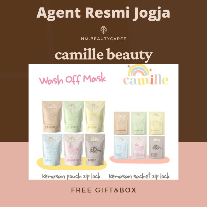 Jual CAMILLE BEAUTY MASKER WAJAH CAMILLE BEAUTY MASK 25 65 Bpom | Shopee Indonesia